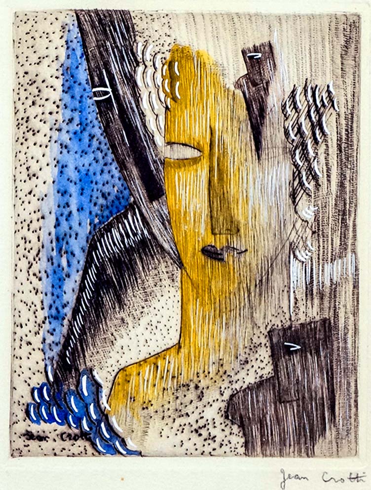 Luz y artes: Retrato de mujer, por Jean Crotti