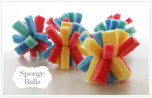Paper and Party Love: Happy Friday :: Sponge Balls