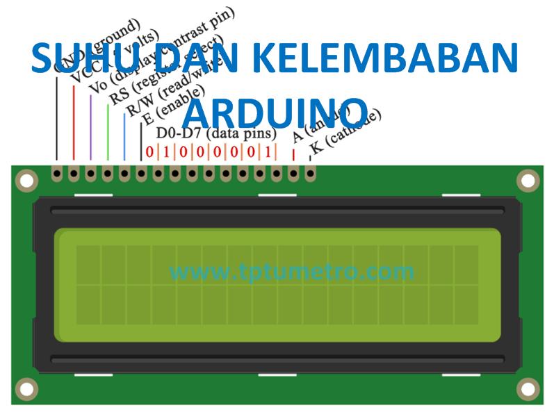 MENAMPILKAN SUHU DAN KELEMBABAN ARDUINO - TPTUMETRO
