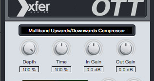 Pelota de Playa Records: Plugins Gratis! OTT Compresor Multibanda de Xfer!