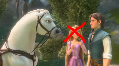 it begins with a messenger bag...: Flynn Rider, the Attractive cartoon