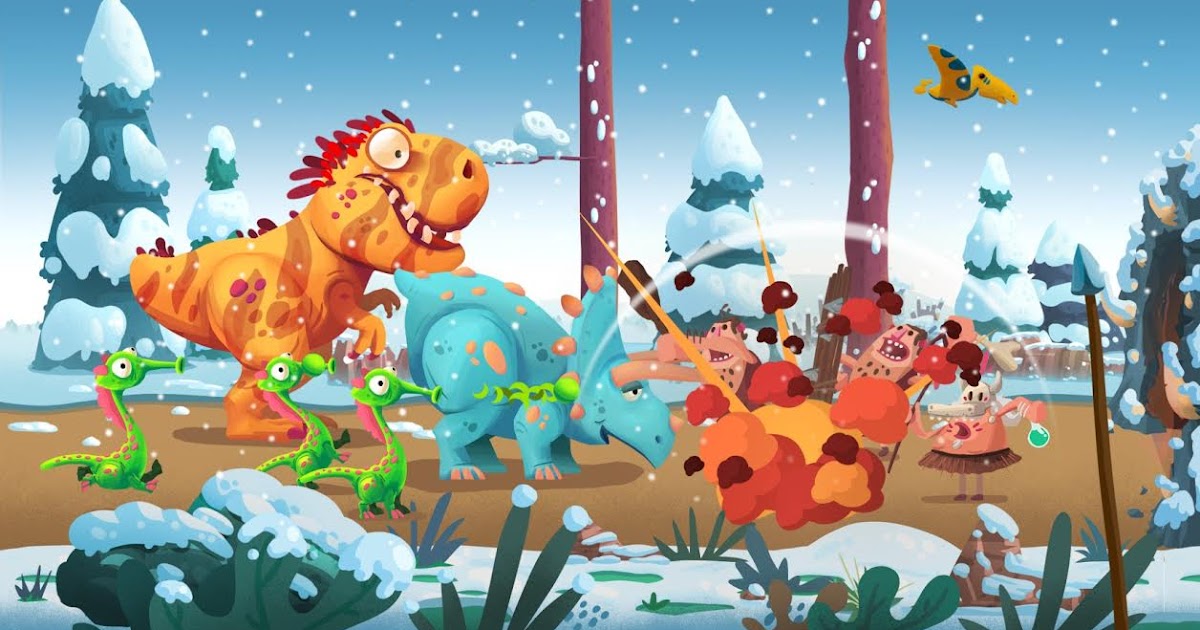 SPIEL FILM SPASS: Dino Bash im App Store und bei Google Play verfügbar