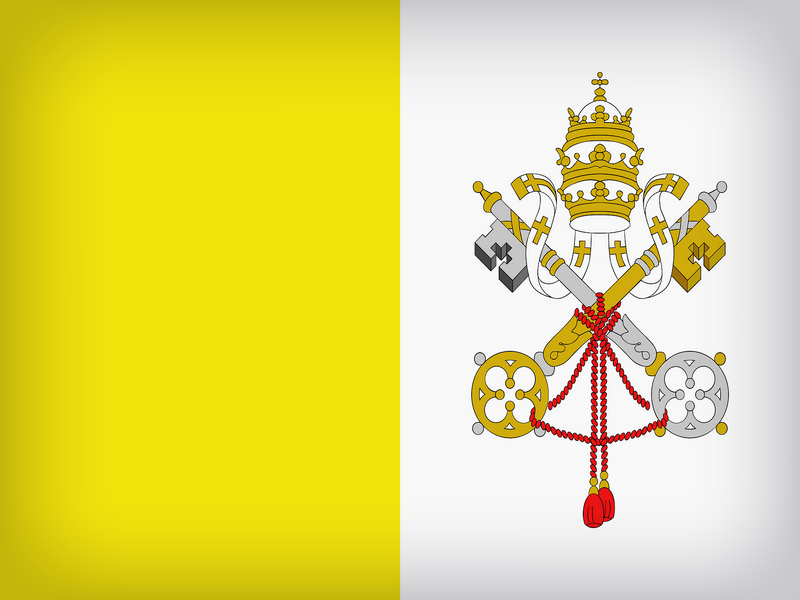 La bandera del Vaticano