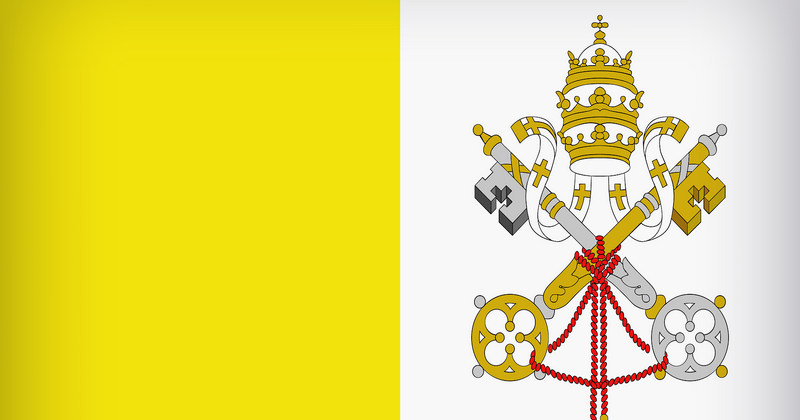 La bandera del Vaticano
