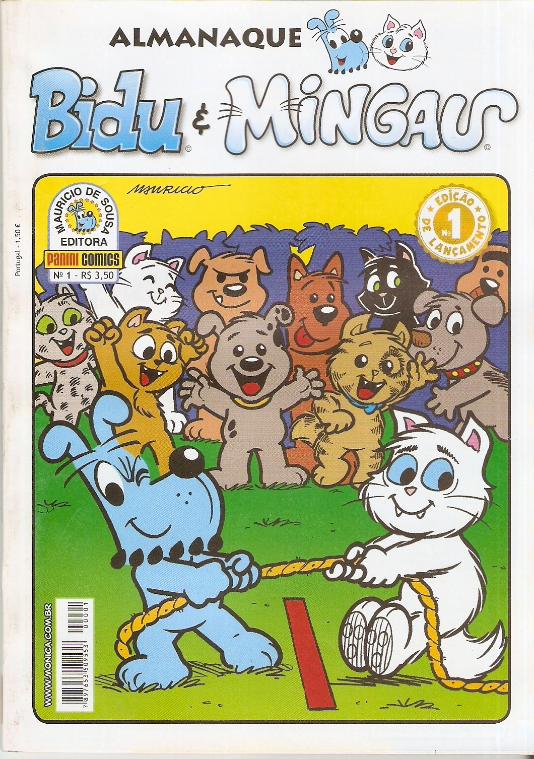 Quando eu quero eu...: Gibi Almanaque Bidu e Mingau nº 1