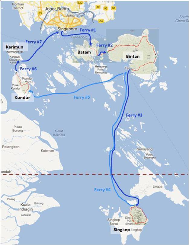 Love the Fold: Exploring the deep south of The Riaus - Day One, Batam