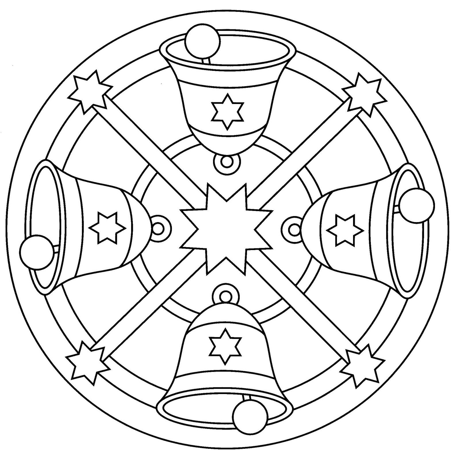 Pinta y Colorea: Mandalas Navideños (II)