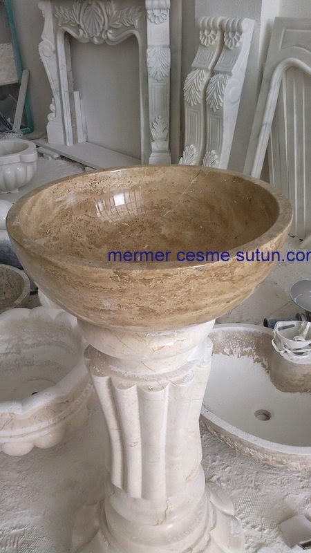 Mermer Evye Çanak Lavabo ~ MERMER HAMAM KURNASI