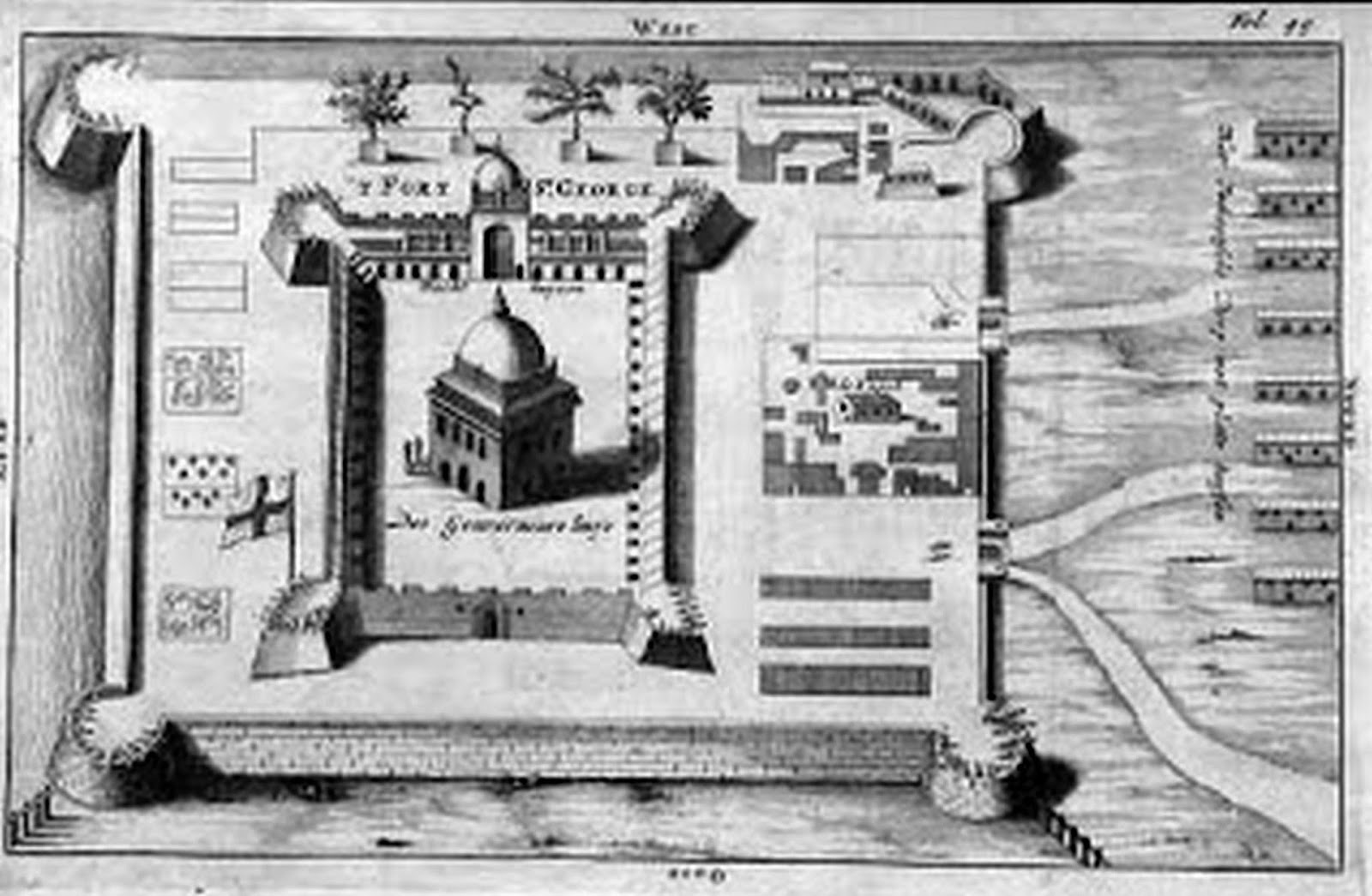 Muthusamy's Photo Stream: Evolution of Fort St.George 1653 (As ...