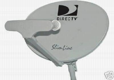 DIRECTV SLIMLINE HD & WORLD DIRECT SATELLITE DISH COMPLETE KIT - $80 ...
