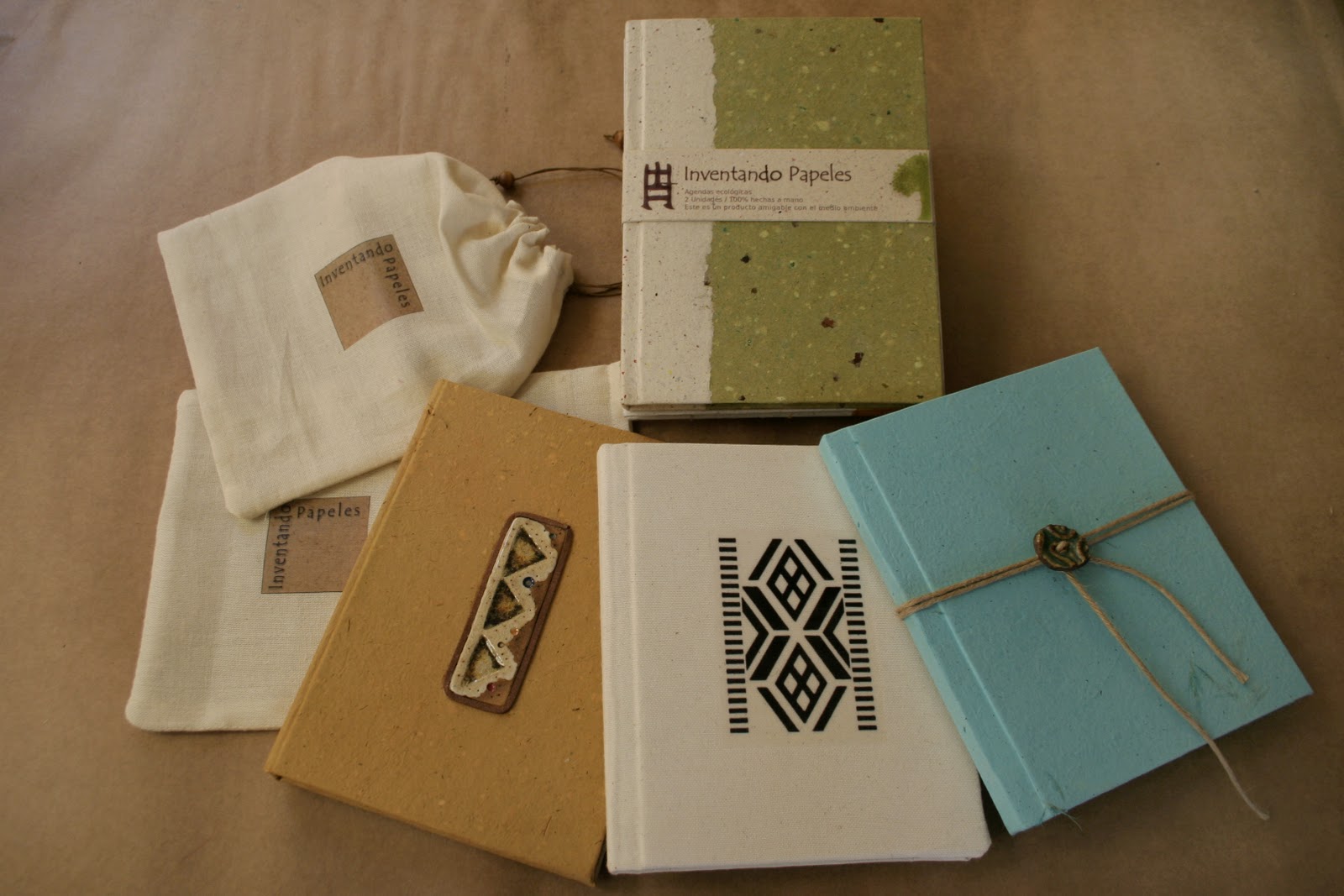 Inventando Papeles: diseños con papeles hechos a mano 100% ecológicos