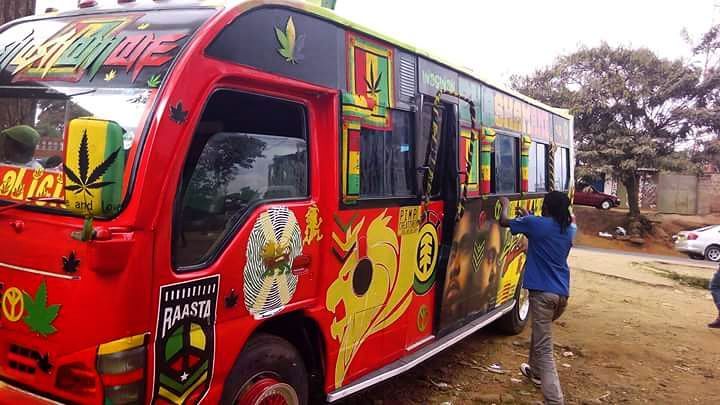 JAHMAN PHOTO ARCHIVES: Rasta Bus in Shashamane,Ethiopia