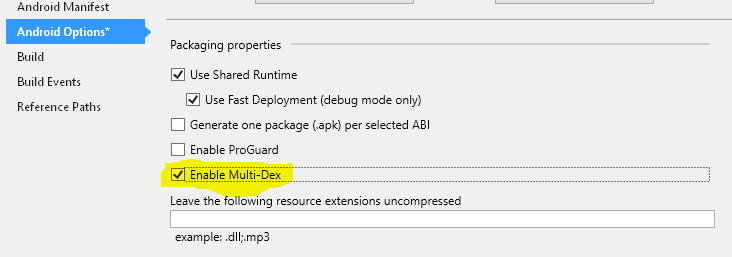 Xamarin Error: "java.exe" exited with code 2