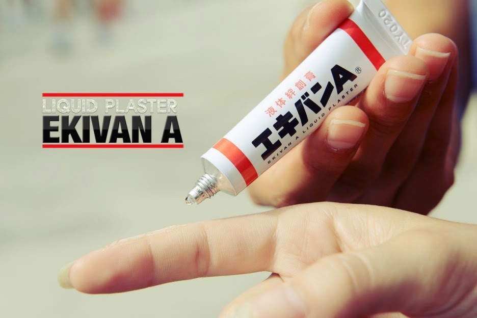 JAPANKURU: # JAPANESE Pharmaceutical ♪ Liquid Plaster Ekivan A ...