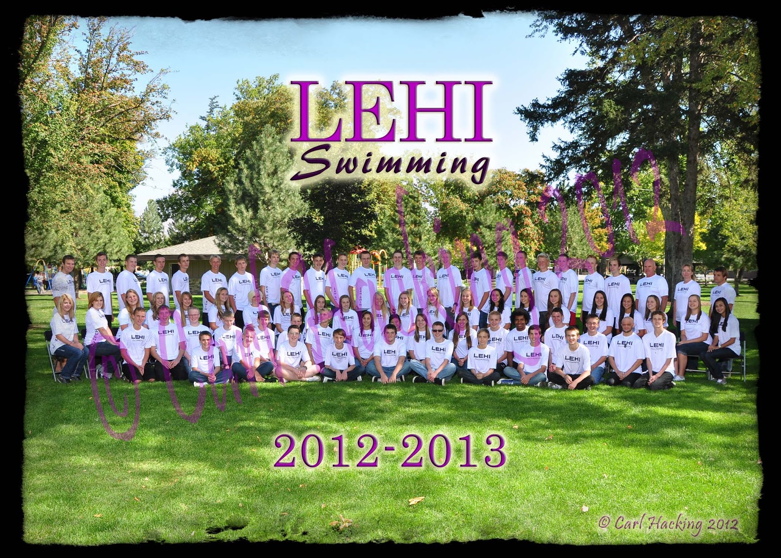 Lehi High School Swim Team Portraits