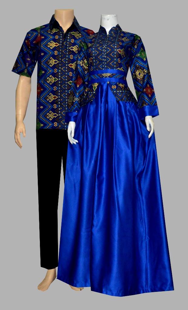 Jual Model Baju Batik Gamis Katun Prodo D1909 - Batik Bagoes Solo