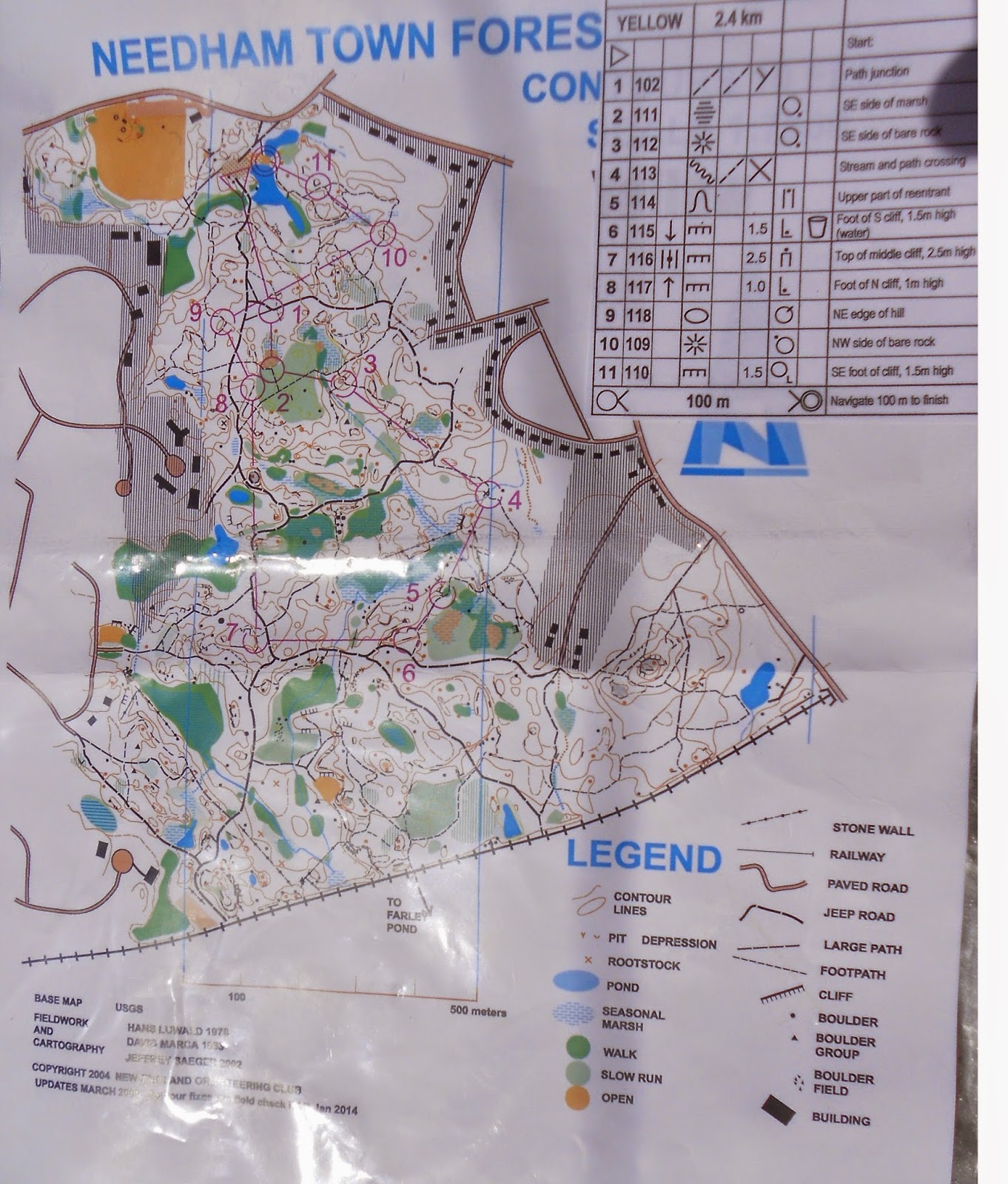 Breakheart Outdoors: Orienteering In Needham Town Forest