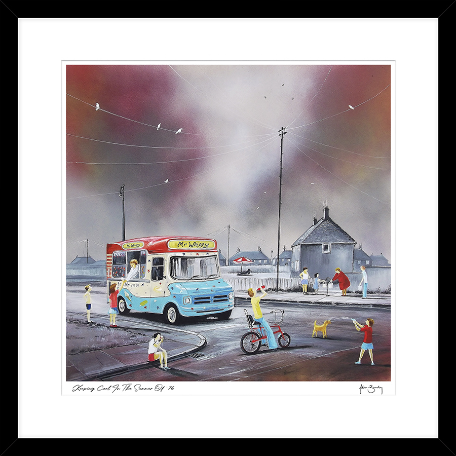 Bedford CF2 Van: Keeping cool in the summer of 76