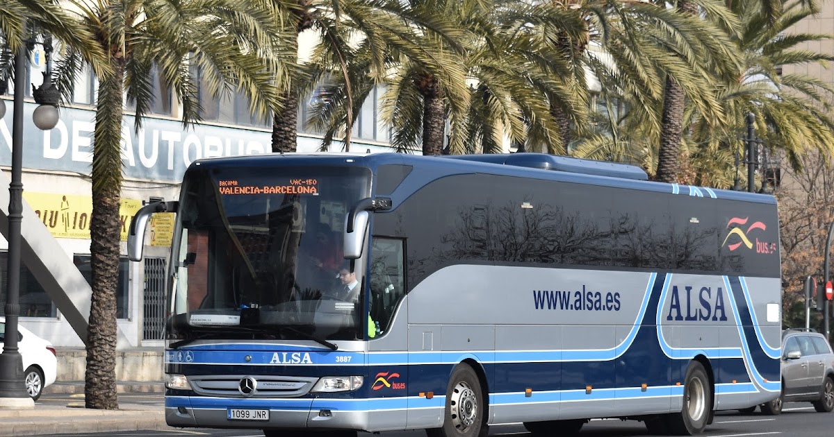Alsa; un Tourismo II en la línea "Valencia > Barcelona"