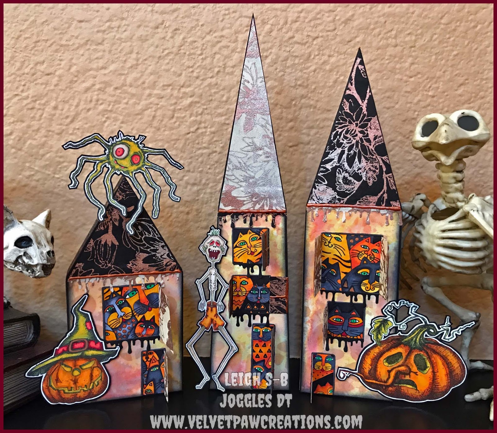 Velvet Paw Creations: Haunted Wonky Cat Houses - a Joggles DT project ...