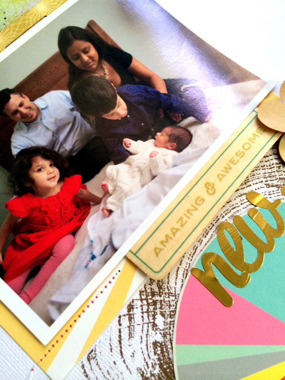 Rainbow Scrapbooks: New baby pages!