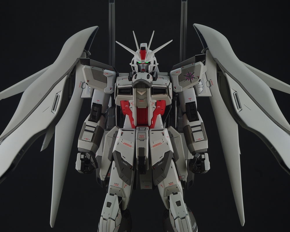 GUNDAM GUY: MG 1/100 Impulse Gundam Blanche - Custom Build