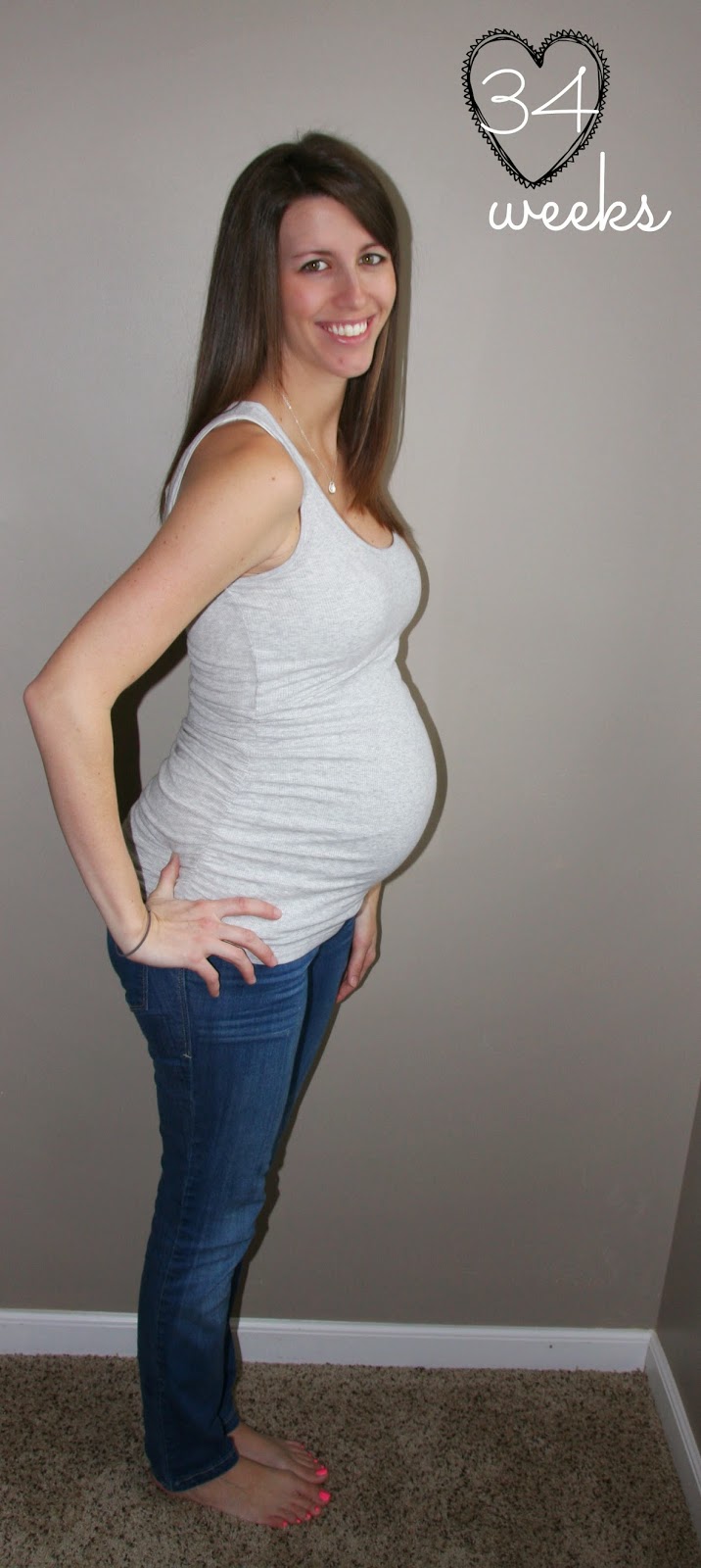 Simple Suburbia: Bumpdate: 34 Weeks