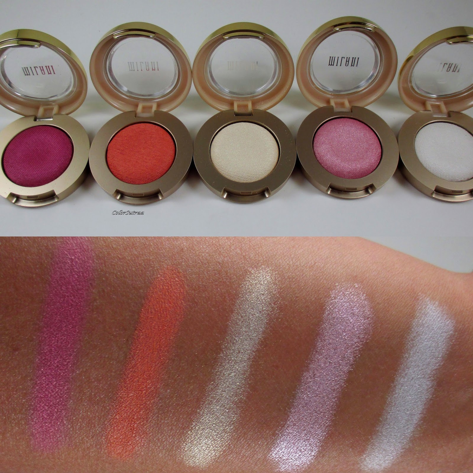 MILANI Bella Gel Powder Eyeshadows : Swatches and Review - ColorSutraa