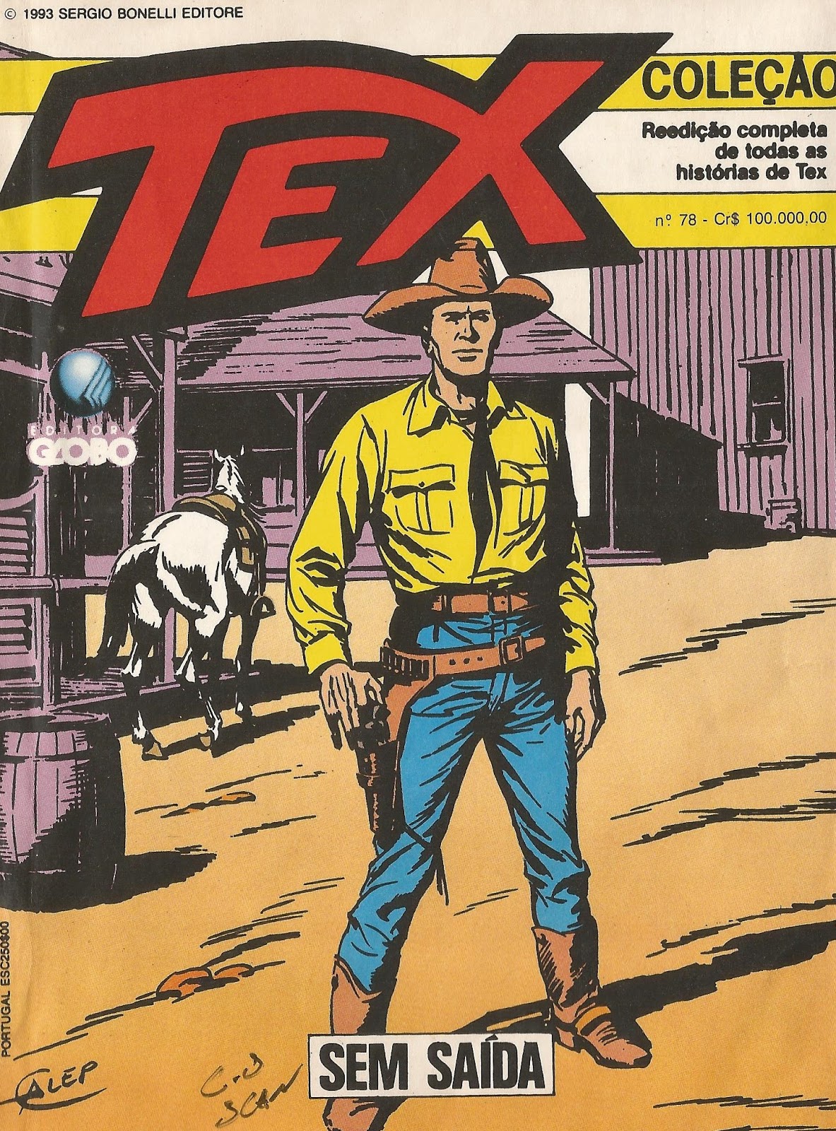 Gibis Clássicos: Tex Coleção n° 78 - Editora Globo