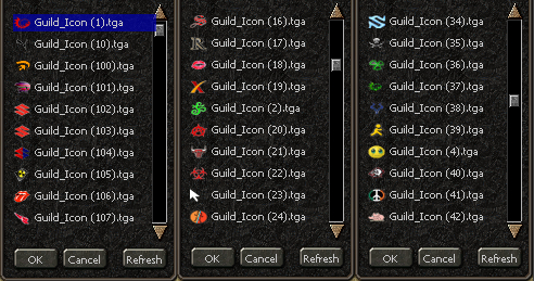 Metin2 Şeffaf Lonca Simgeleri 111 Adet