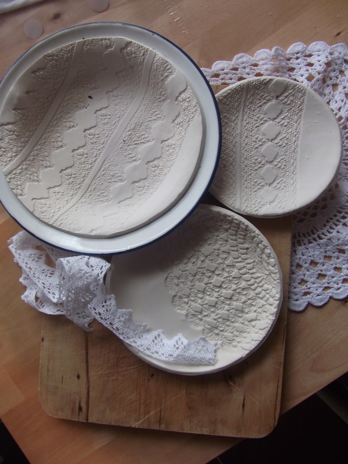 nostalgiecat: DIY lace print polymer plates