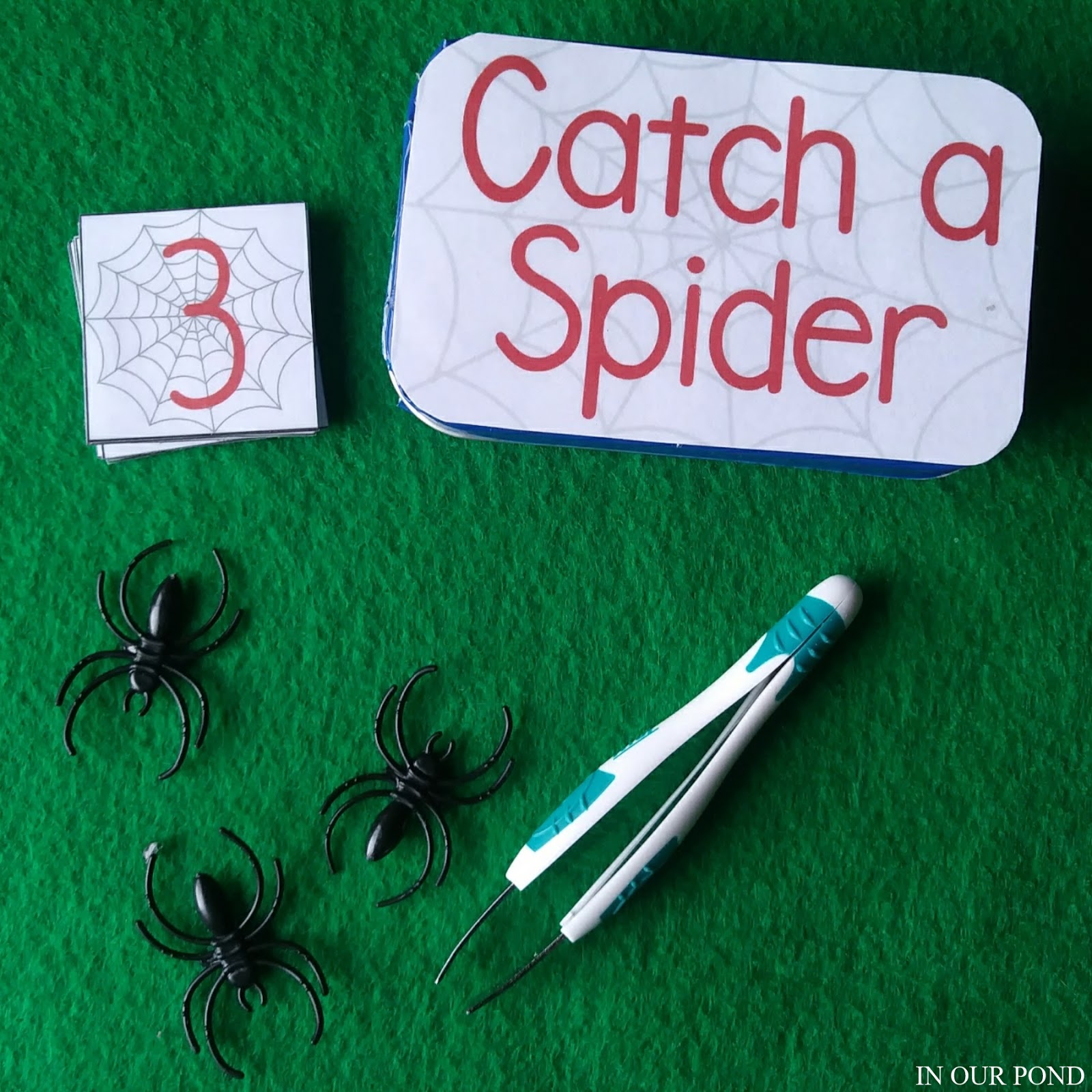 Catch a Spider Fine Motor Travel Activity in an Altoid Tin