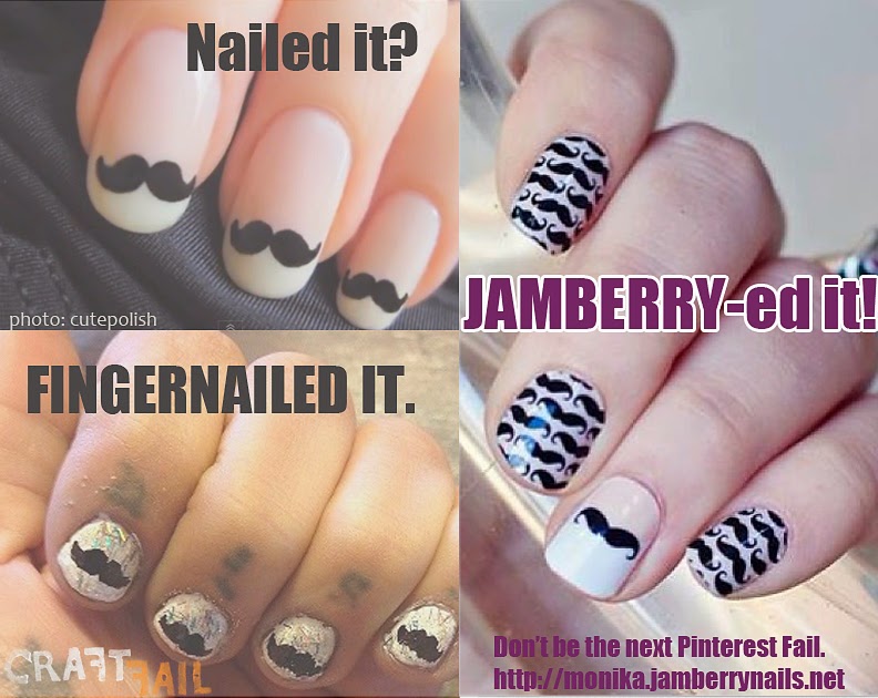 Nail Fail: Mustaches on nails