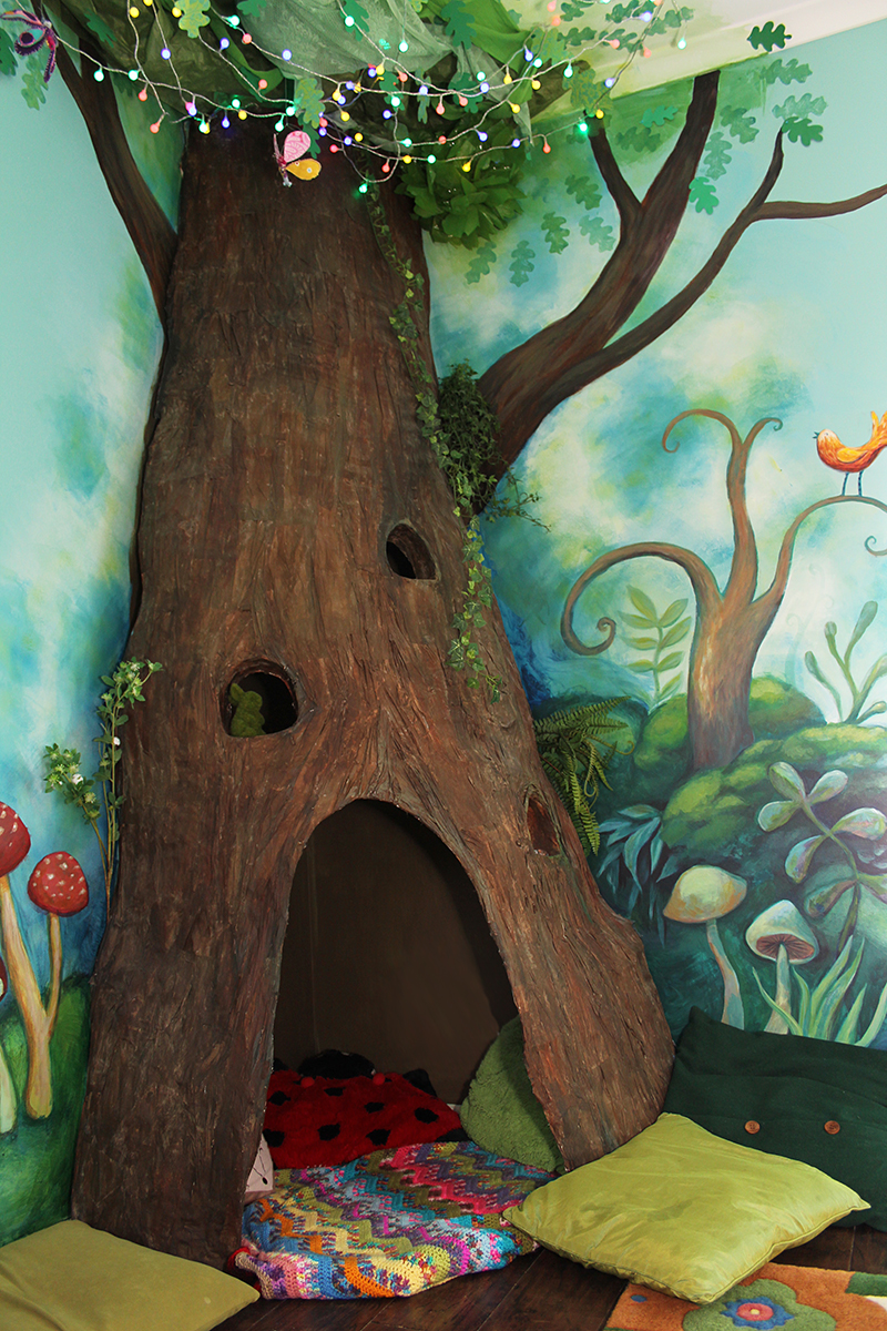 Jules Madden The Completed Paper Mache Tree Project jules-madden-the-completed-paper-mache-tree-project