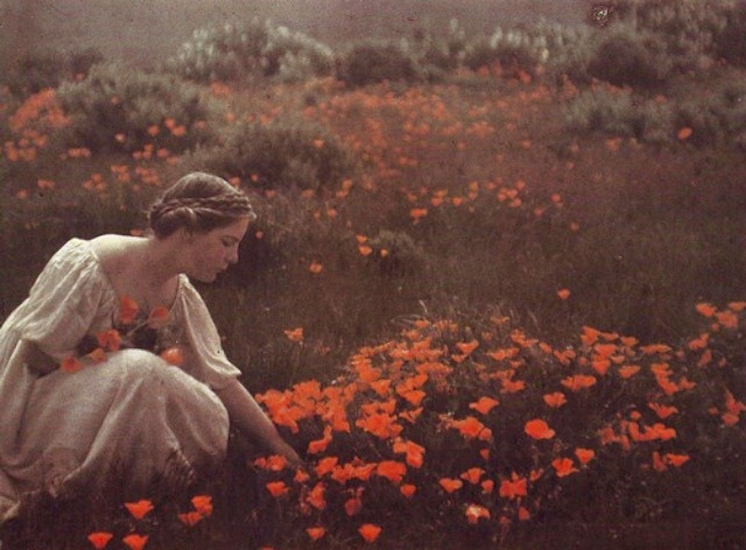 Vintage Fashion in Autochrome – Stunning Portraits of Women in Dresses ...