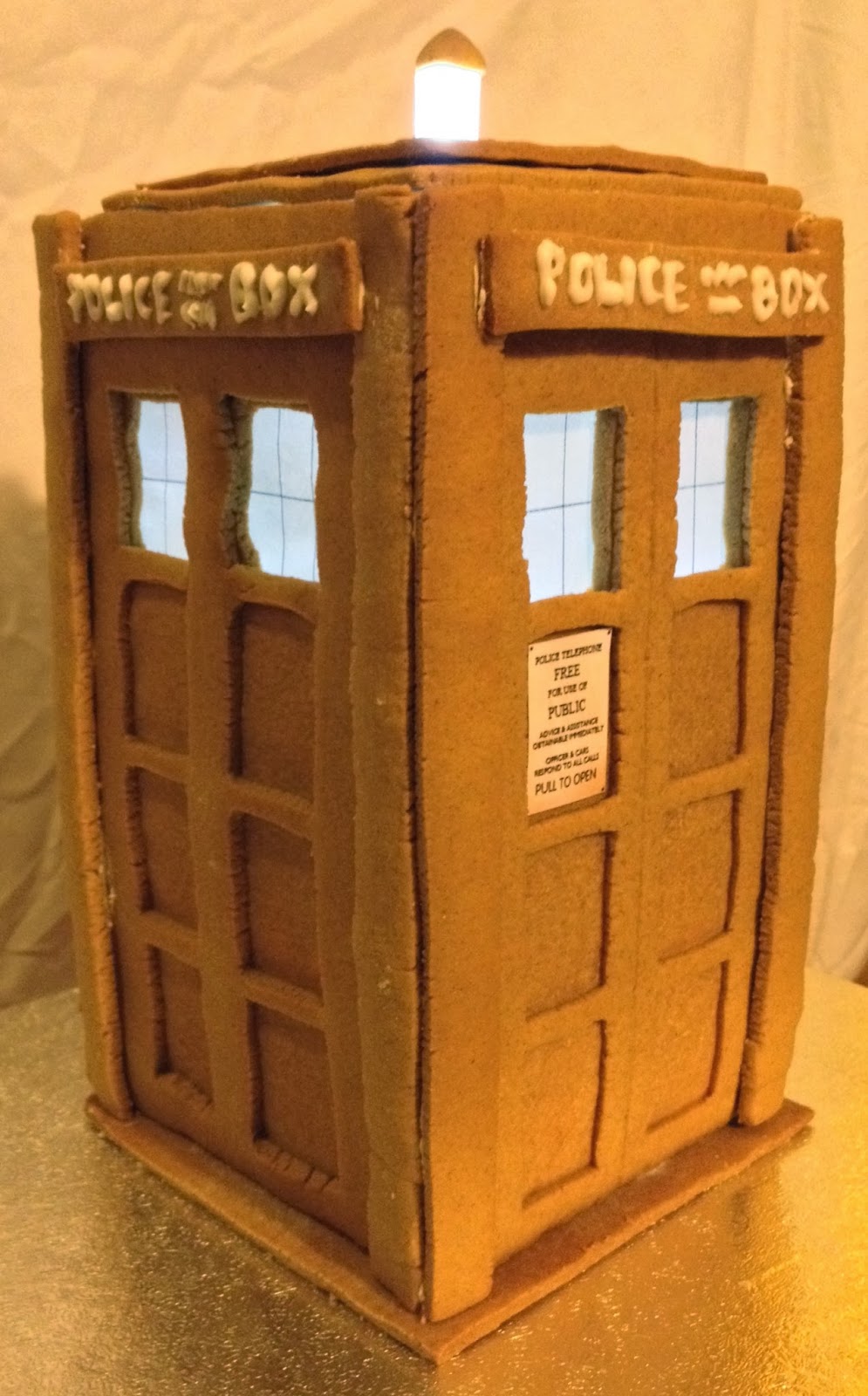 Domestic Sluttery: How to make your own Gingerbread TARDIS
