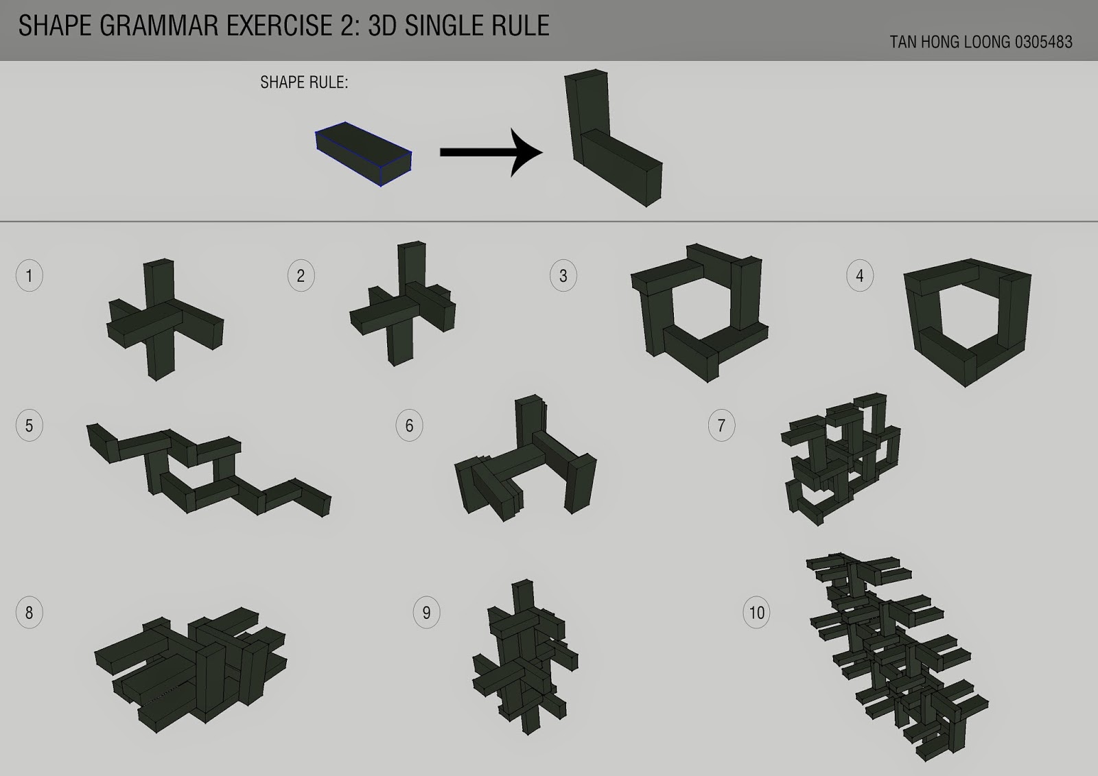 Architecture e-portfolio: SHAPE GRAMMAR (ARC3153 / ARC3152)