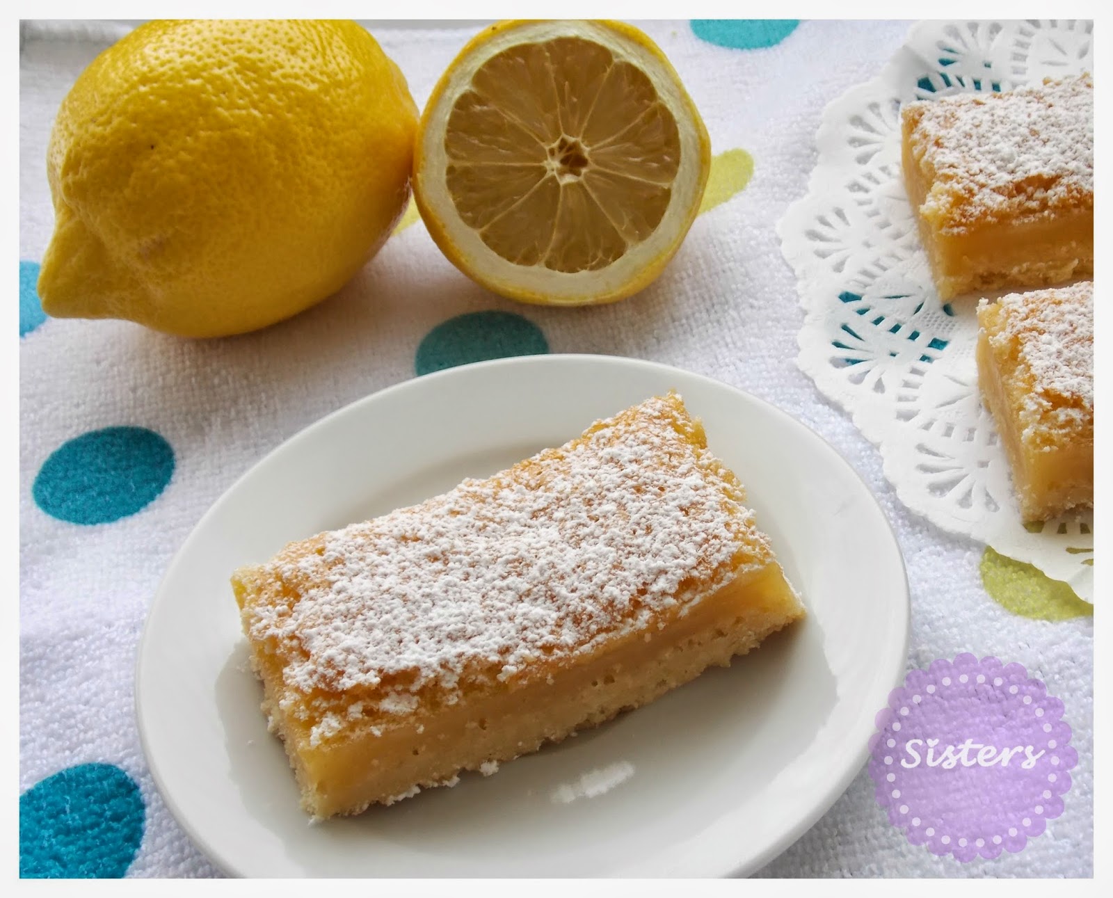 Sisters: Lemon bars,... deliciosas barritas de limón