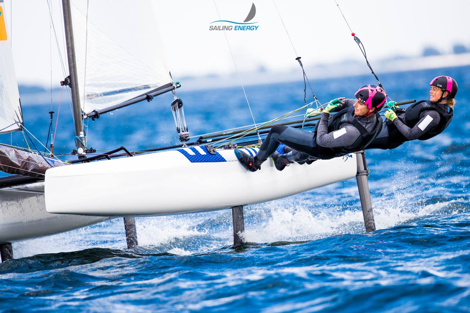 Catamaran Sailboat Racing