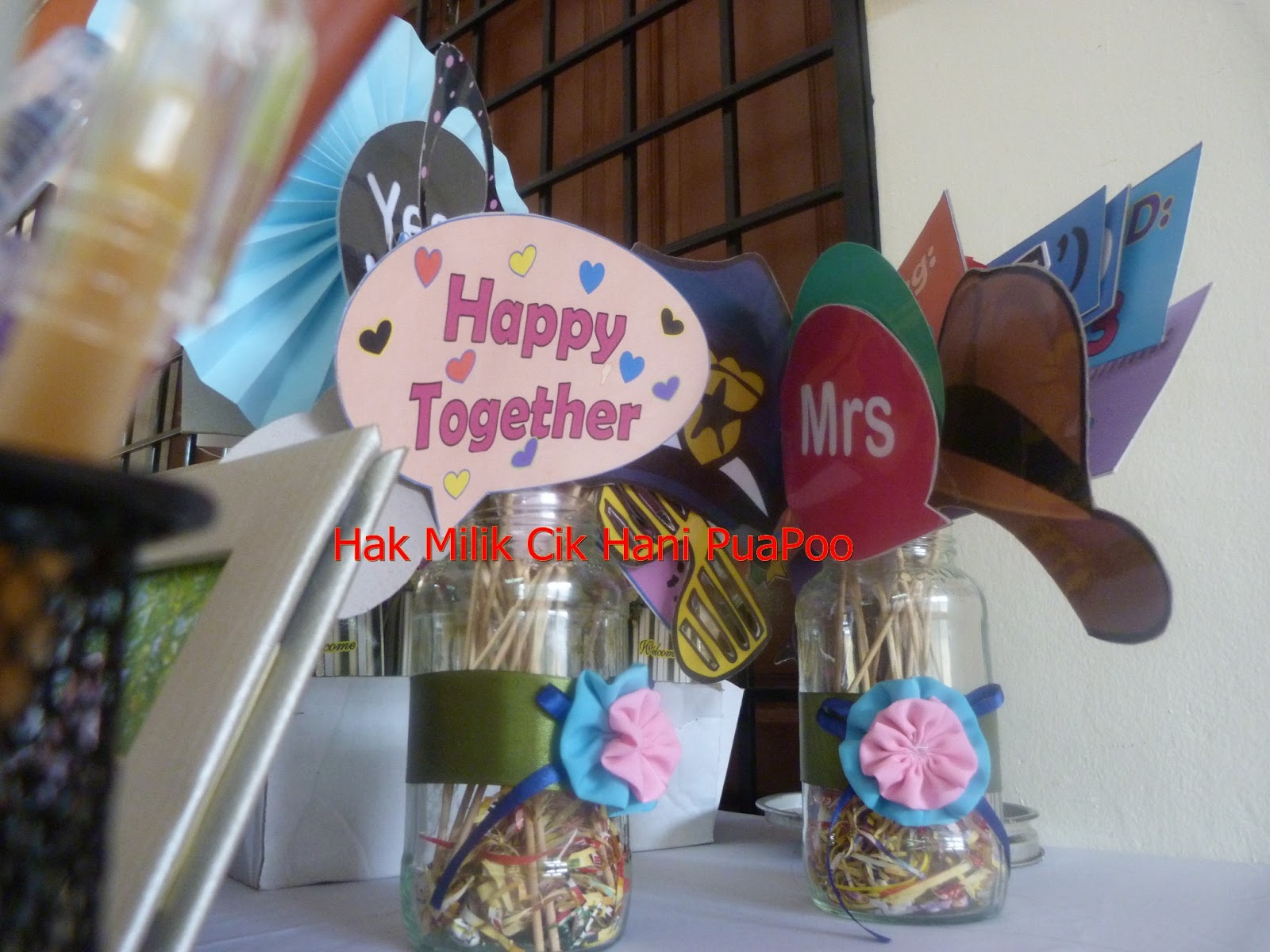 Blog Han: Cerita Kawen: Photo Frame and Decoration Guest Book Corner