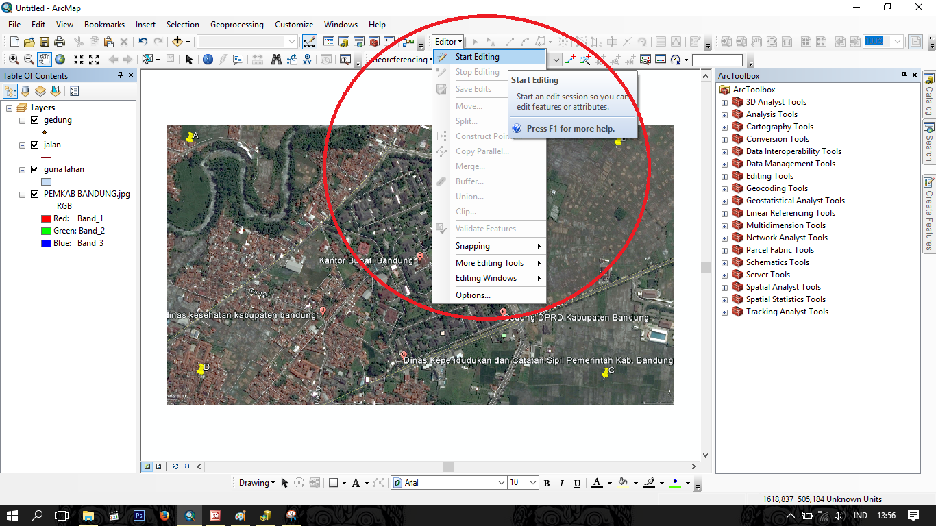 Tutorial Digitasi ArcGIS 10.3 Tutorial Digitasi ArcGIS 10.3