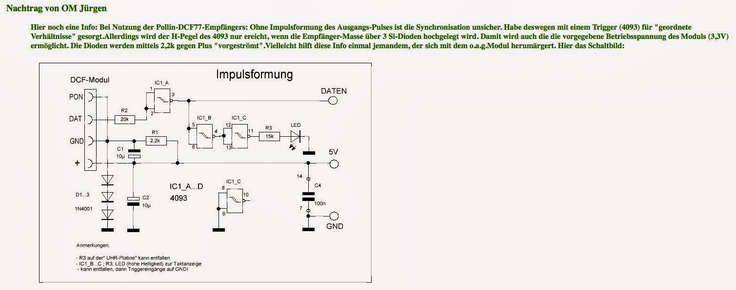 THD Arduino Projekte: Arduino DCF77 mit GLCD 128x64 Display