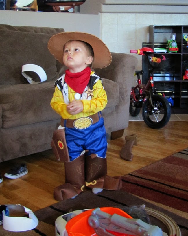 The Bell Curve of Life: Troy and Teo: Trying On Costumes