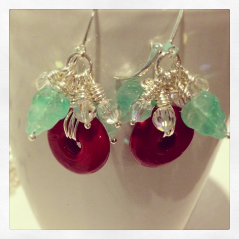 The Colorado Bead Company: A weekend project - cluster earrings (how to)