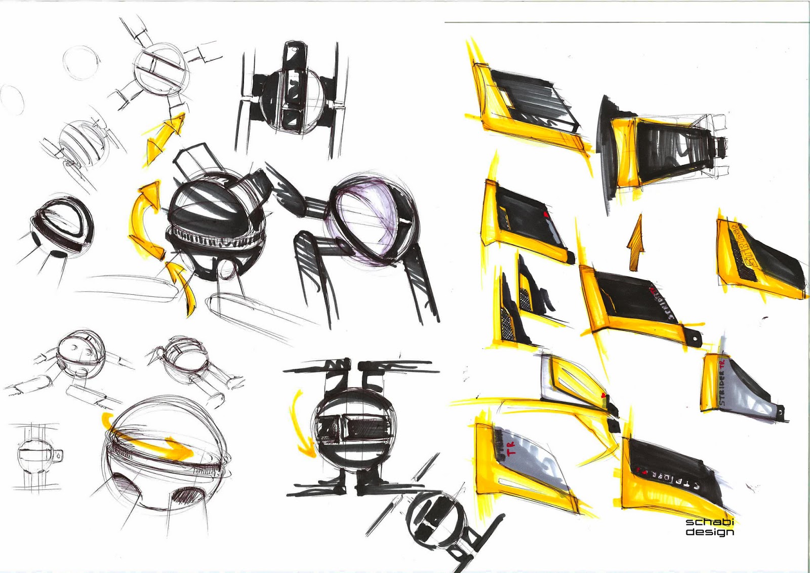 Schabi Design Sketch Site: Excavator Design Sketch Details