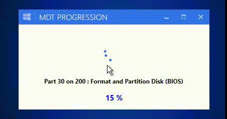 Create a Metro design MDT Progress Bar Part 1 | Syst & Deploy