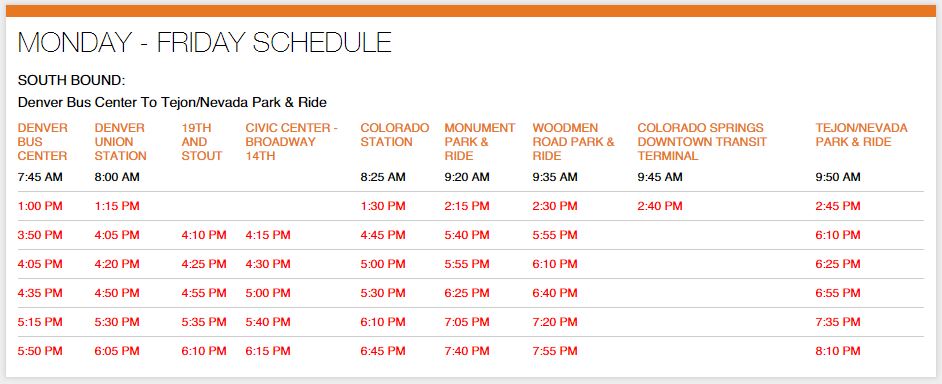 Southern Colorado Transit: Bustang