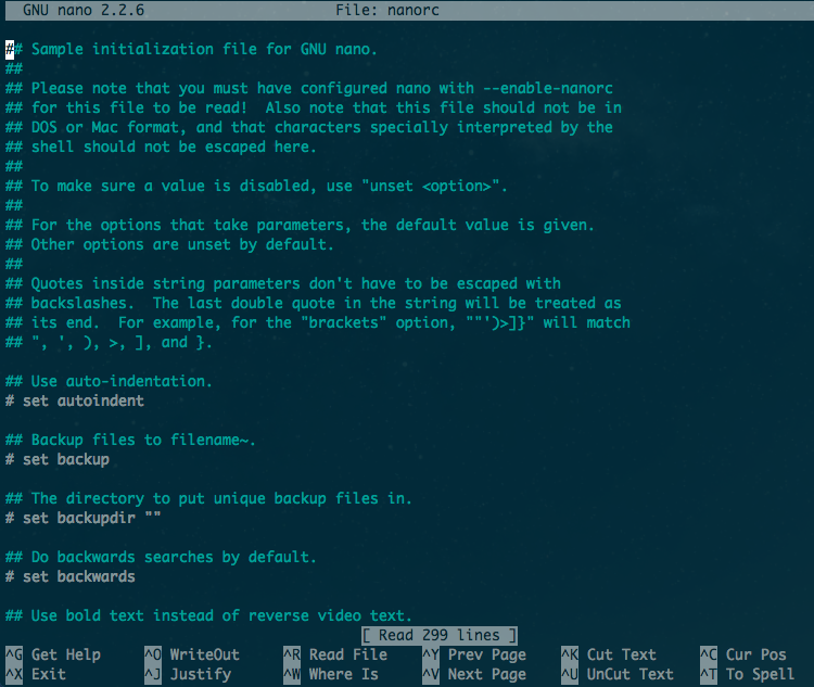 All Of Me Linux Gnu Nano 顏色配置教學 Set Gnu Nano Syntax Highlighting