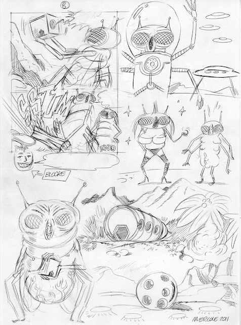 Maurizio Ercole Comix: Survival sketch preview!