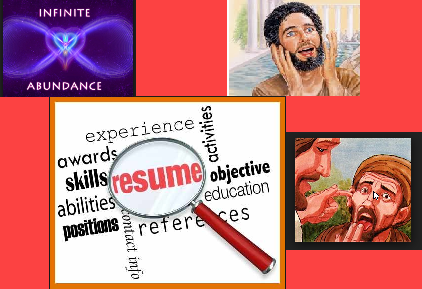 Reflections From Michael The Lesser: A Perfect Resume